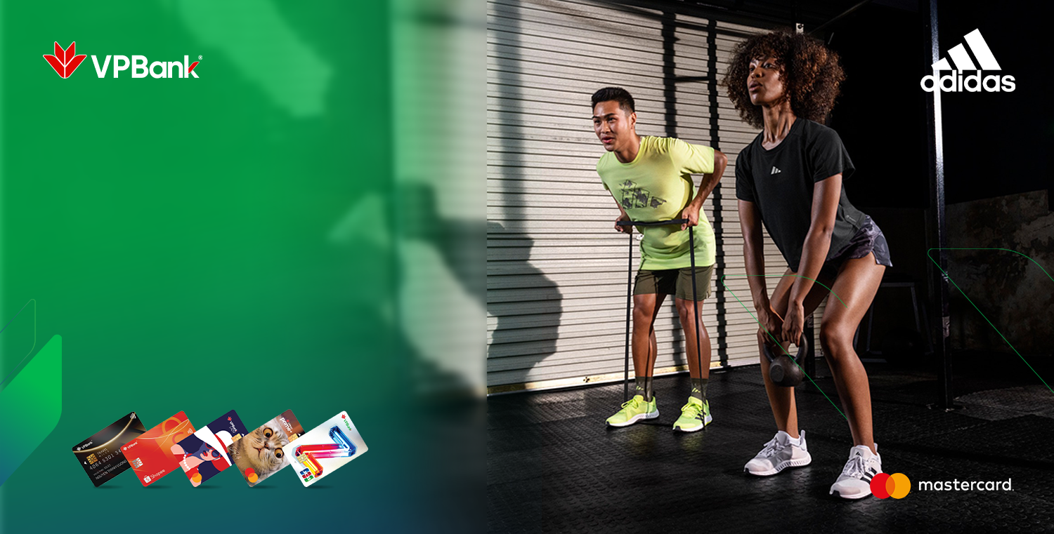 Ưu đãi cho chủ thẻ tín dụng VPBank Mastercard tại Adidas