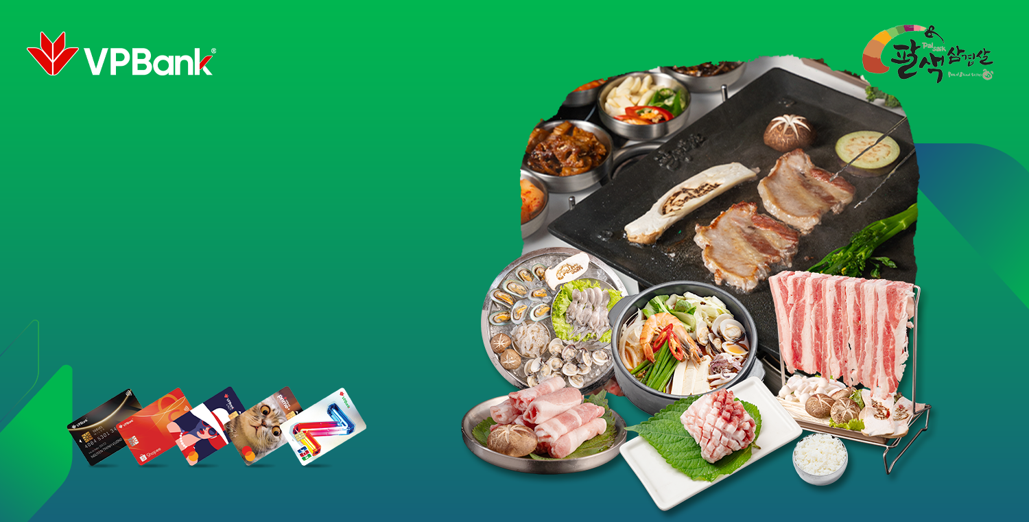 Thịt nướng Hàn Quốc chuẩn vị tại Palsaik Korean BBQ ưu đãi 20%