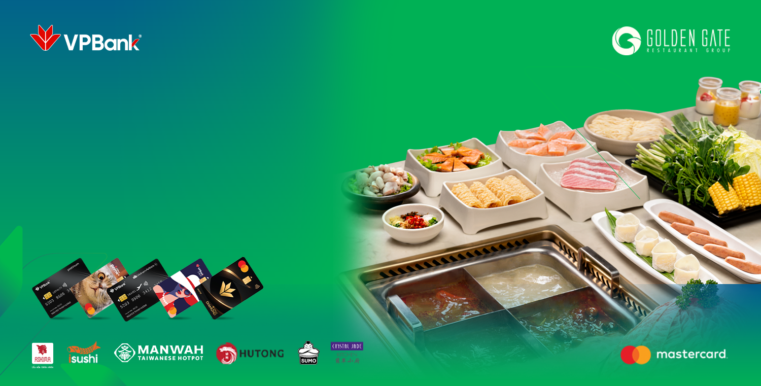 Giảm ngay 200.000đ khi thanh toán bằng thẻ tín dụng VPBank Mastercard ...