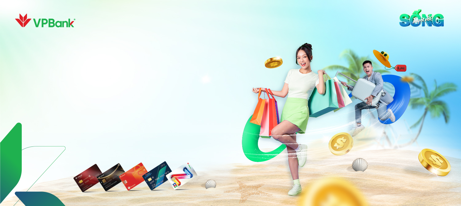 Mùa hè sôi động cùng thẻ tín dụng VPBank