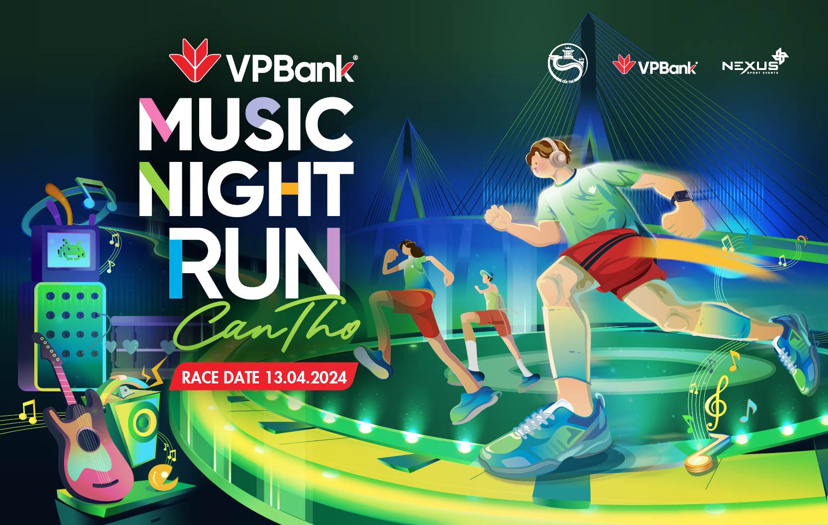 Ưu đãi độc quyền sở hữu BIB giải chạy VPBank Can Tho Music Night Run ...